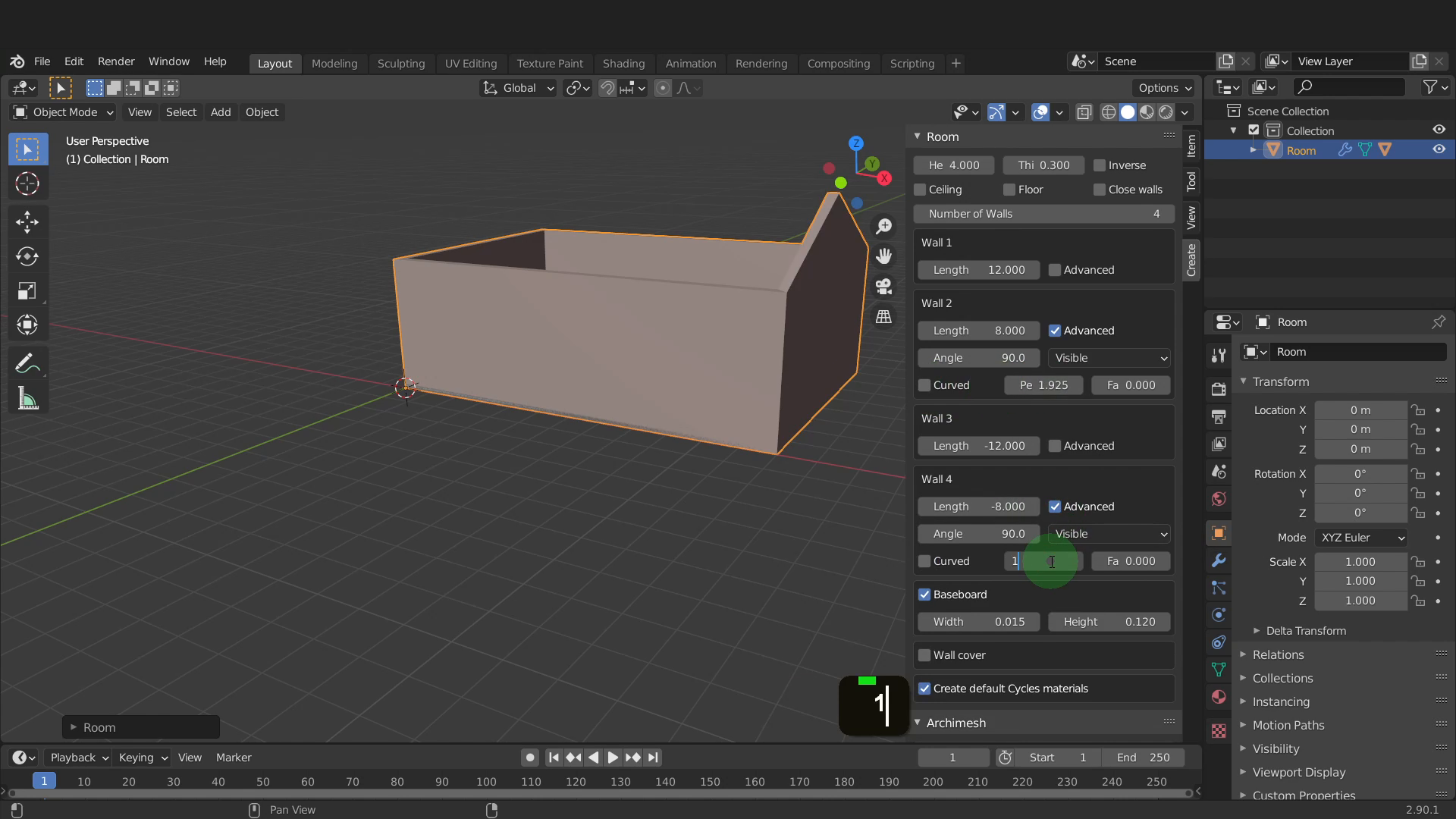 The following post is a short guide to the Archimesh add-on for Blender ...