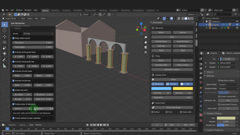 The following post is a short guide to the Archimesh add-on for Blender ...