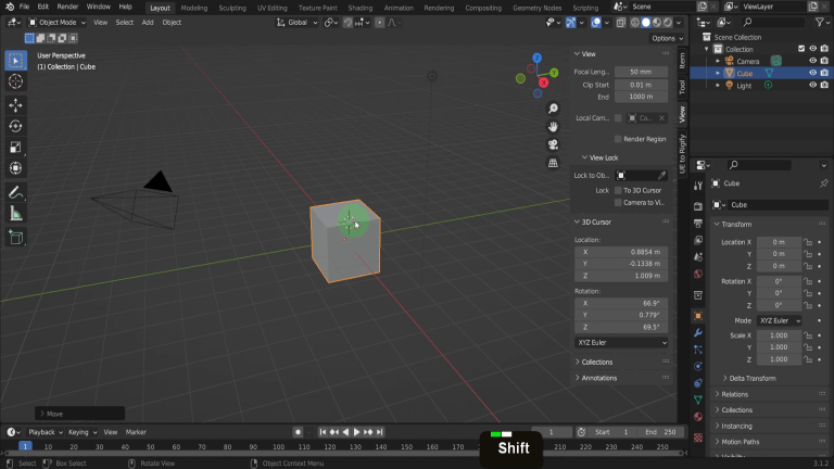 3D Cursor in Blender Guide – Discover Learn Create