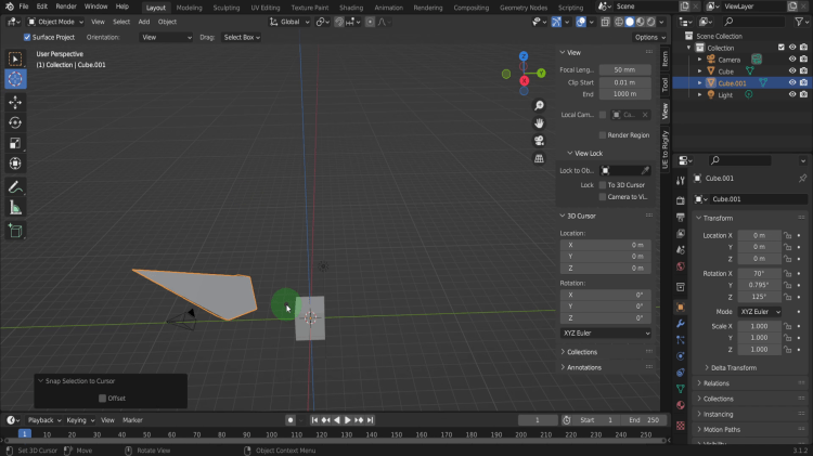 3D Cursor in Blender Guide – Discover Learn Create