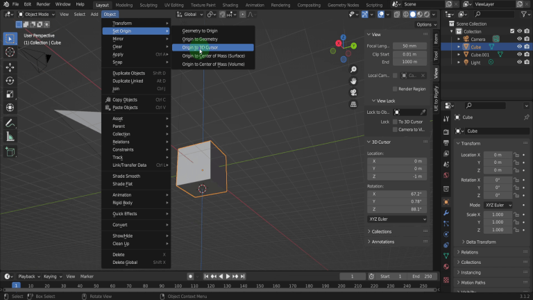 3D Cursor in Blender Guide – Discover Learn Create